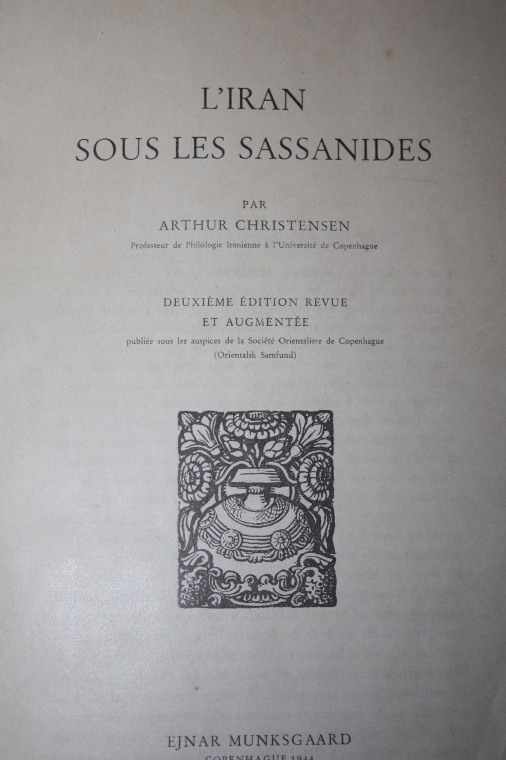 CHRİSTENSEN, ARTHUR – TANER TİMUR TARİH